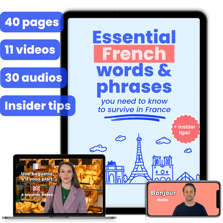🇫🇷 Essential French words & phrases you need to know to survive in ...
