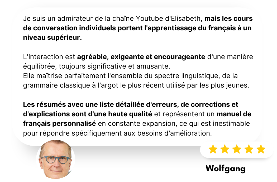 🇫🇷 🗣 Pack 10 cours de conversation (+ documents de travail personnalisés)